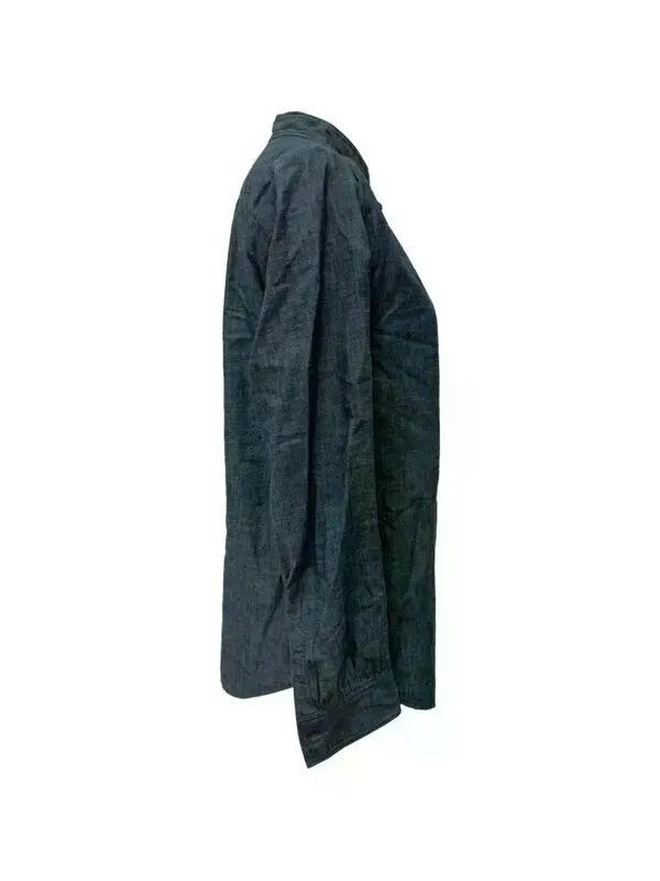 A.p.c. Officer Collar Gathered Blouse