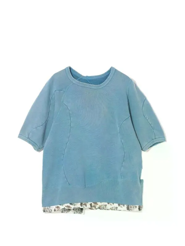 Undercover Layered Butterfly-print T-shirt - Blue