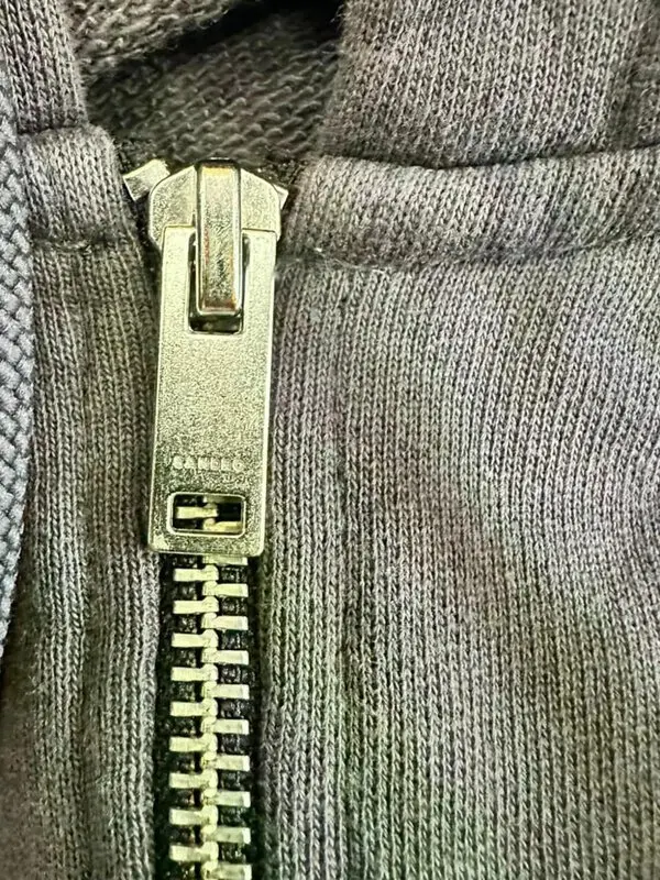 Sandro Logo Embroidered Zip-up Hoodie