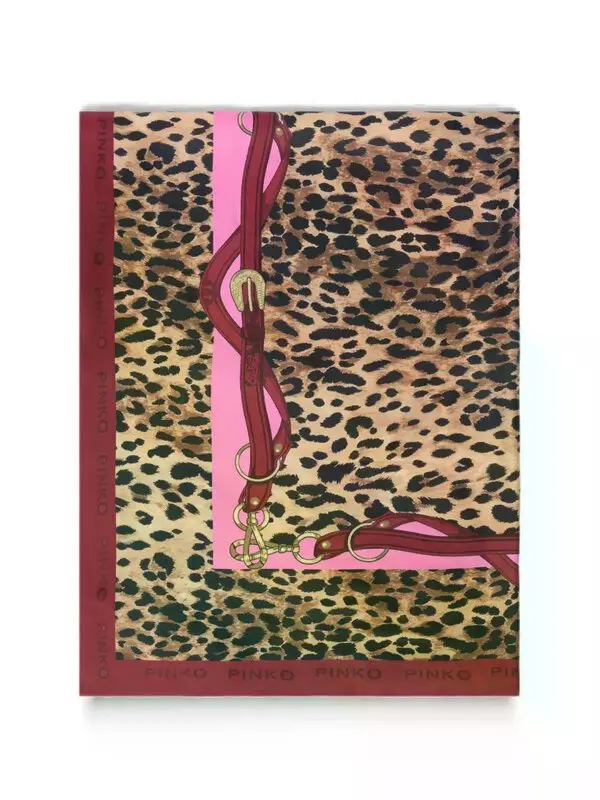 Pinko Leopard-print Scarf