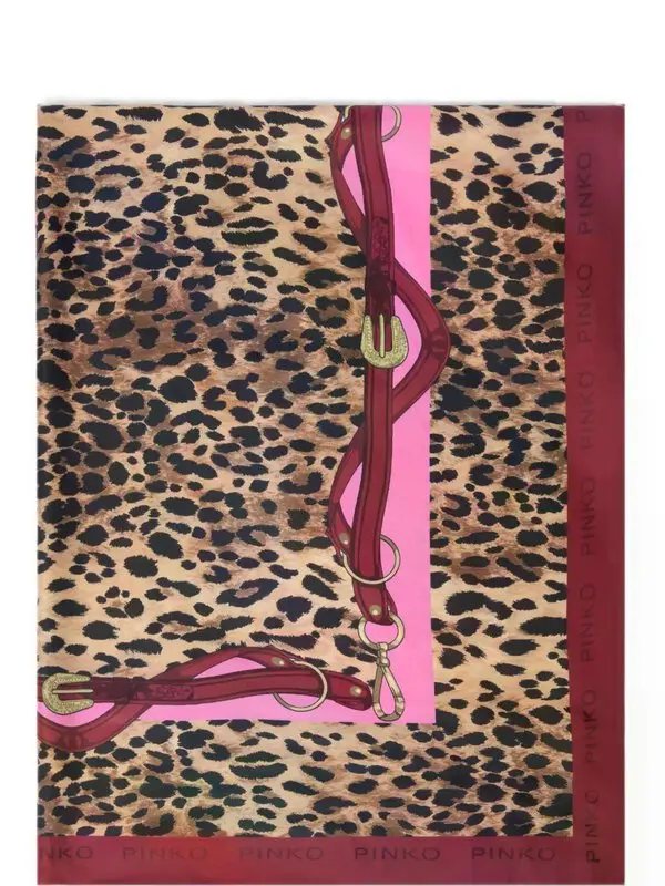 Pinko Leopard-print Scarf