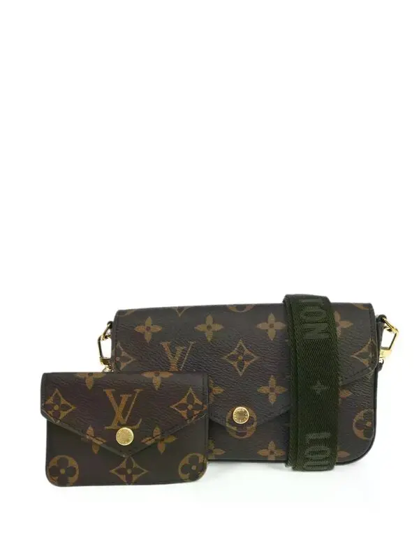 LOUIS VUITTON Monogram Pattern Felicie Shoulder Bag - Brown