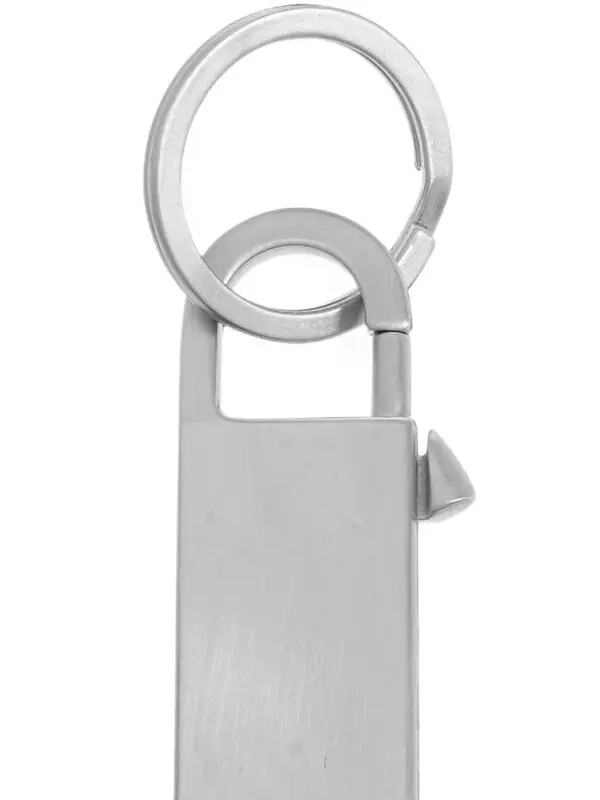Rick Owens Engraved-logo Spike-detail Keychain