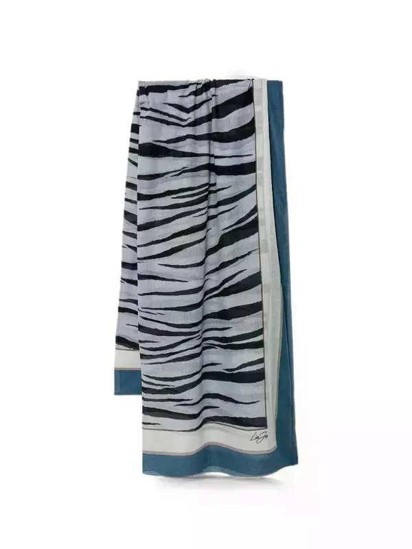 Liu Jo Zebra-print Scarf - Neutrals