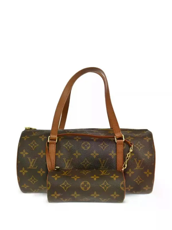 LOUIS VUITTON 1997 30 Papillon Monogram Canvas Handbag - Brown