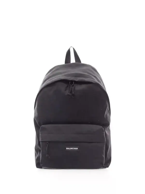 Balenciaga Explorer Bb Logo Backpack - Black