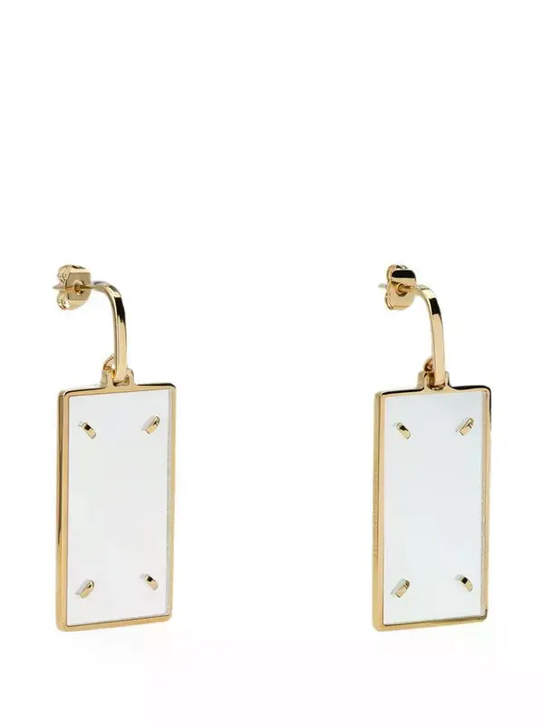 MAISON MARGIELA Rectangular Drop Earrings