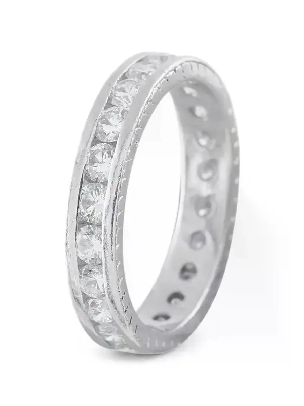 LB EXCLUSIVE Eternity Diamond Ring With Platinum Polished Finish