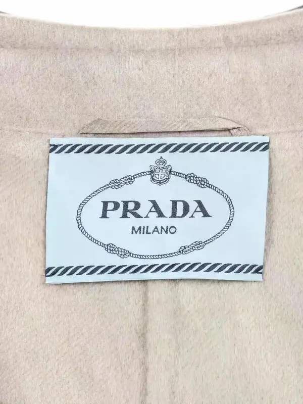 Prada 2000s Cashmere Trench Coat