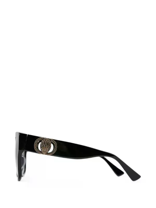 Kurt Geiger Eagle-plaque Square Frame Sunglasses