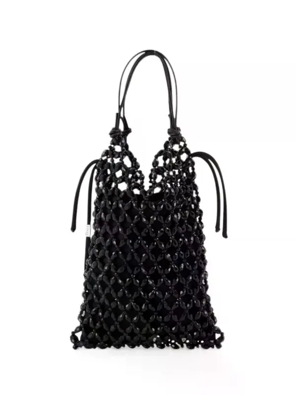 Staud Karla Pearl-embellished Tote Bag - Black