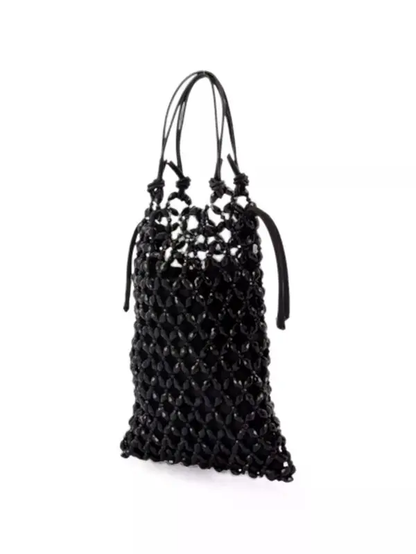 Staud Karla Pearl-embellished Tote Bag - Black