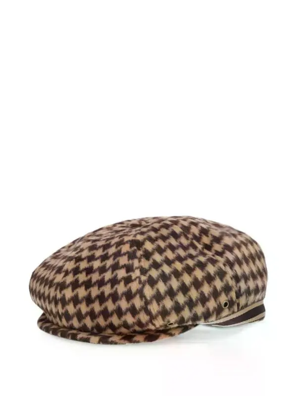 KANGOL Patterned Beret - Neutrals