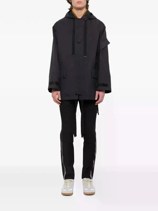 LANVIN Side-zip Hooded Parka