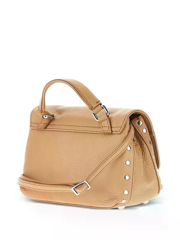 ZANELLATO Postina Studded Leather Tote Bag - Neutrals