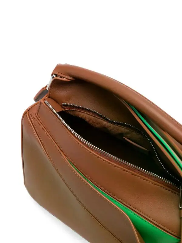 Loewe Leather Tote Bag - Brown