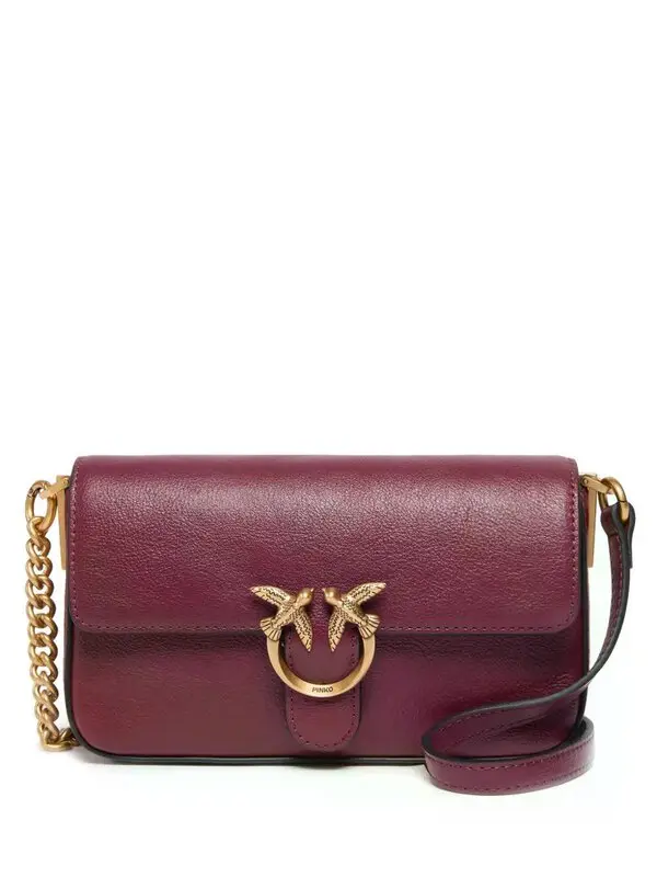 Pinko Love Birds Shoulder Bag - Red