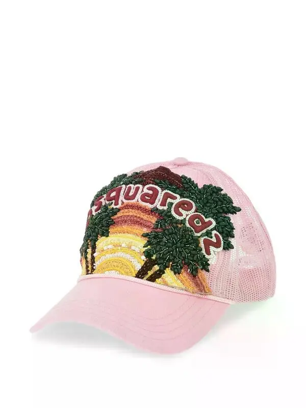Dsquared2 Embellished Baseball Cap - Pink
