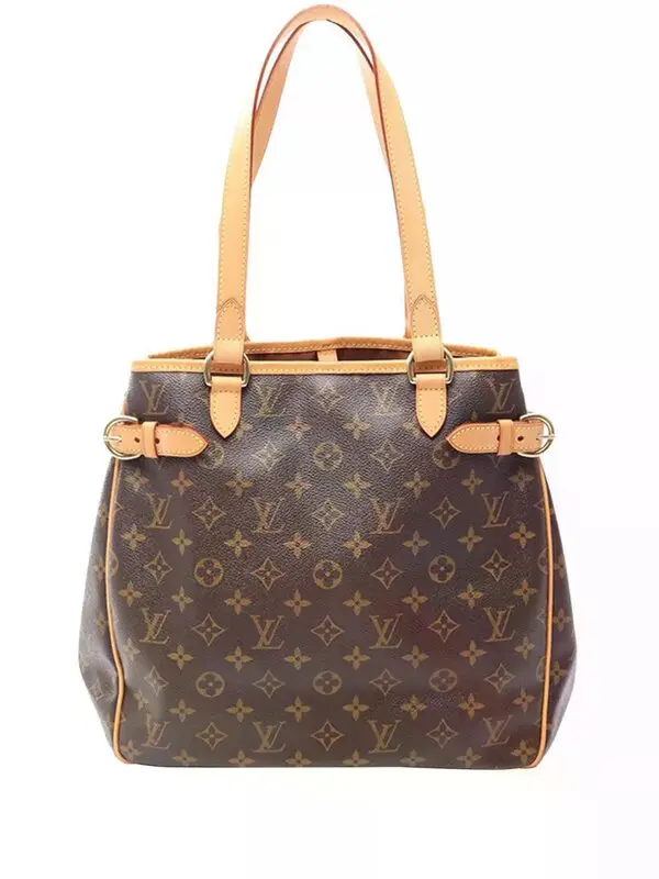 LOUIS VUITTON Monogram Batignolles Vertical Tote Bag - Brown