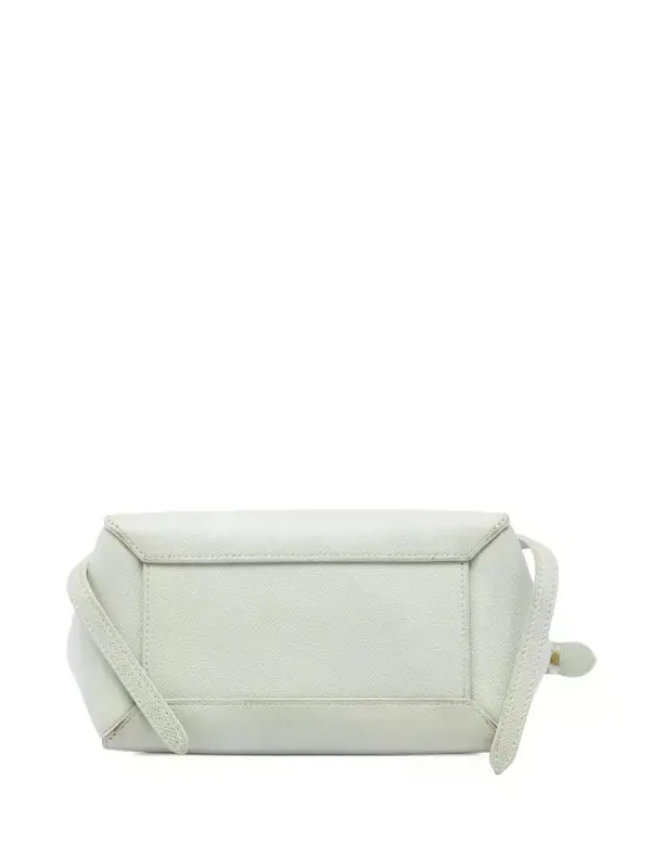 Celine Nano Grained Calfskin Belt Bag Satchel - Grey