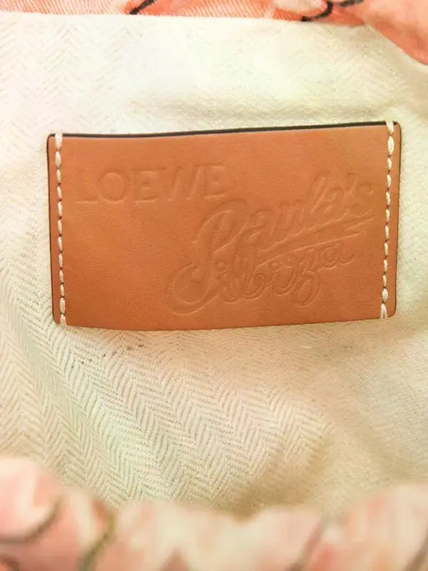 Loewe Seashell Print Drawstring Pouch - Pink