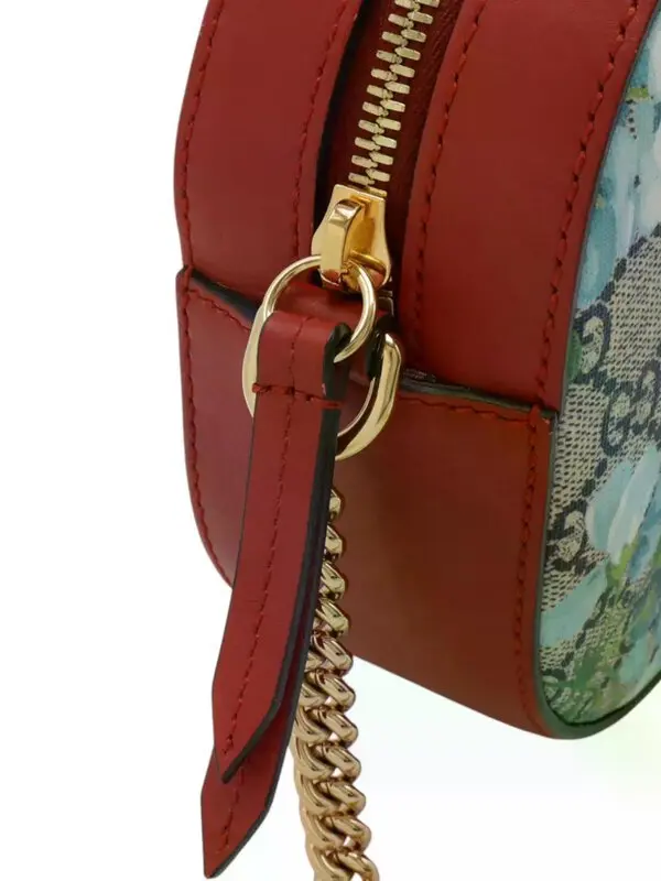 Gucci Gg Supreme Blooms Chain Crossbody Bag - Neutrals