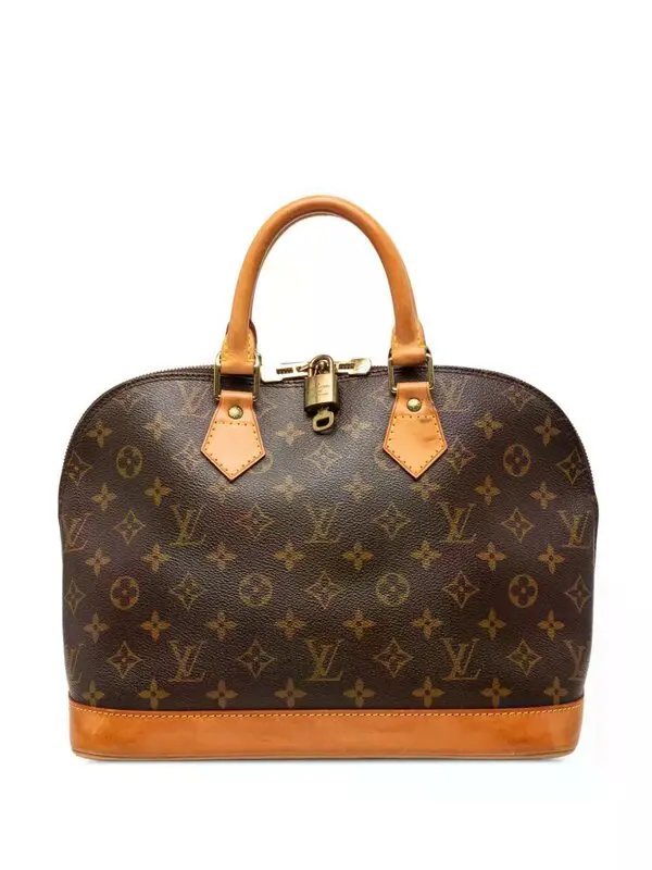 LOUIS VUITTON Monogram Canvas Alma Pm Handbag - Brown