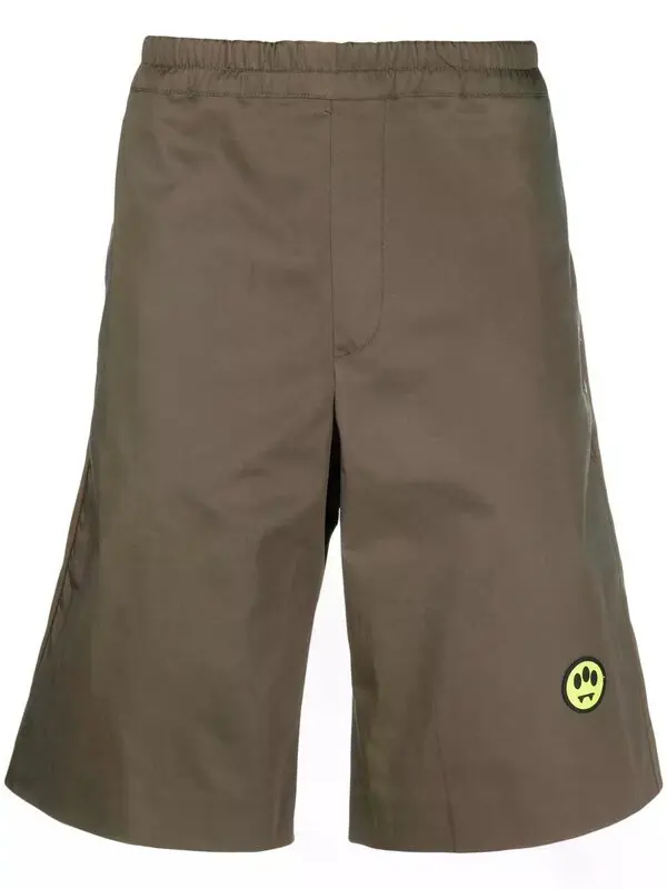 BARROW Logo Patch Bermuda Shorts