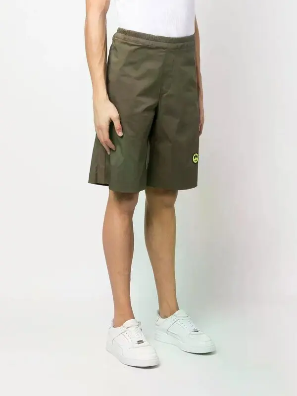 BARROW Logo Patch Bermuda Shorts