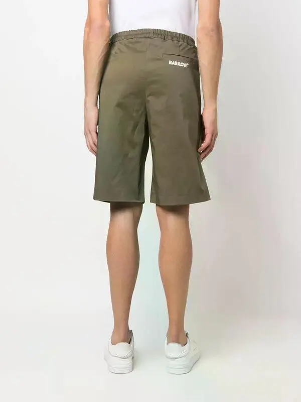 BARROW Logo Patch Bermuda Shorts