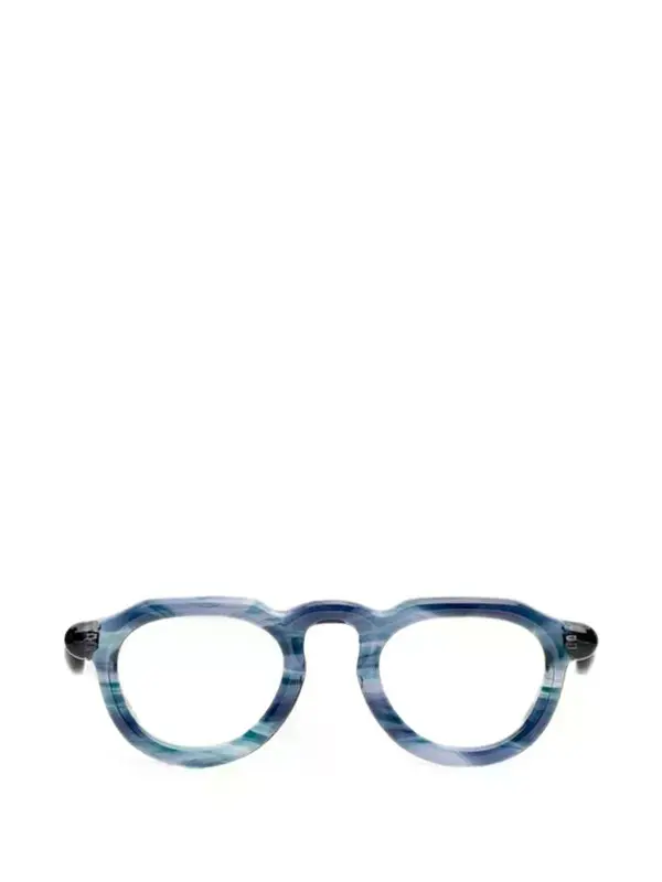 PALOCERAS Vapor Round-frame Glasses - Blue