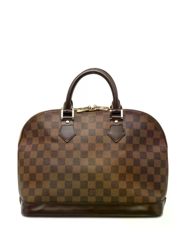 LOUIS VUITTON Damier Ebene Alma Mm Handbag