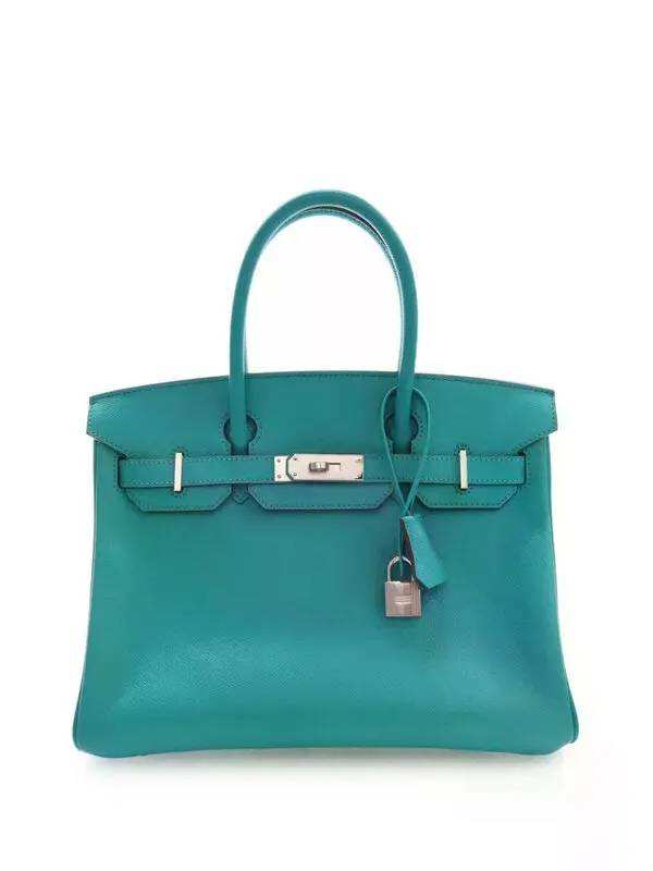 Hermès Epsom Birkin Retourne 30 Handbag - Blue