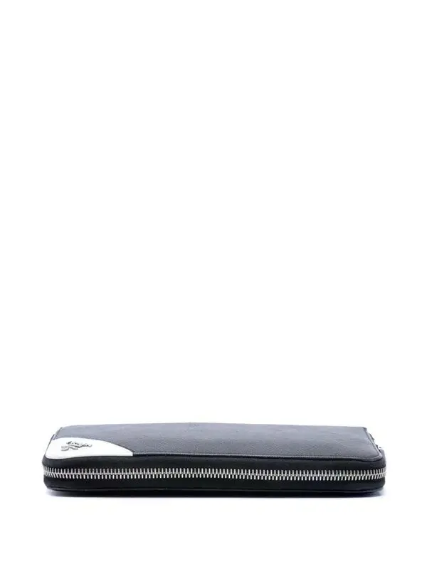 Prada Saffiano Leather Wallet On Strap Crossbody Bag