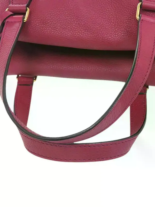 Fendi Small Leather Double Handle Tote Bag