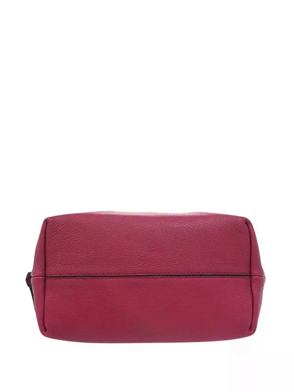Fendi Small Leather Double Handle Tote Bag