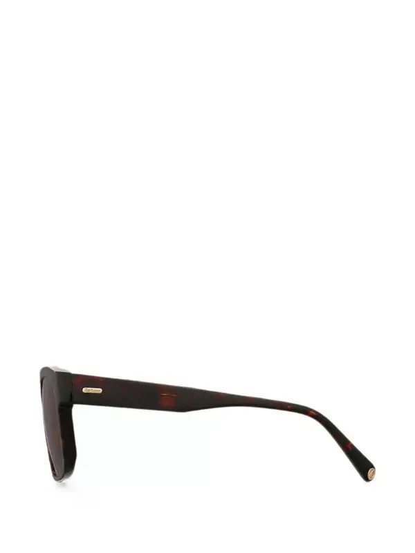 Barbour Tortoiseshell Effect Square-frame Sunglasses