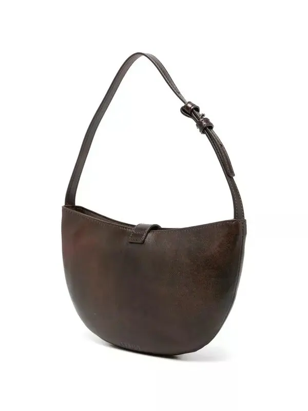 Staud Harlow Leather Shoulder Bag - Brown