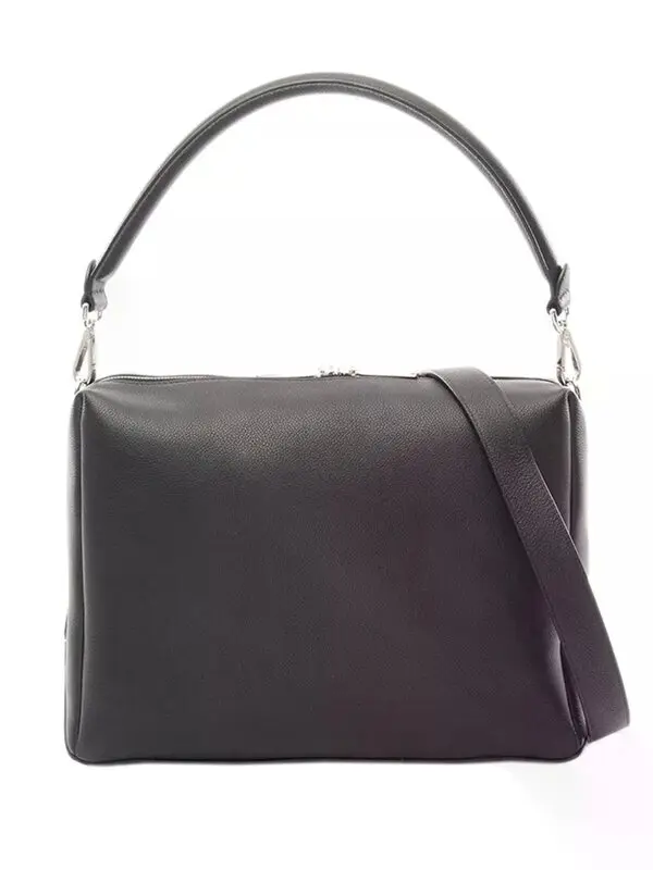 Fendi Large Leather Lui Shoulder Bag - Black
