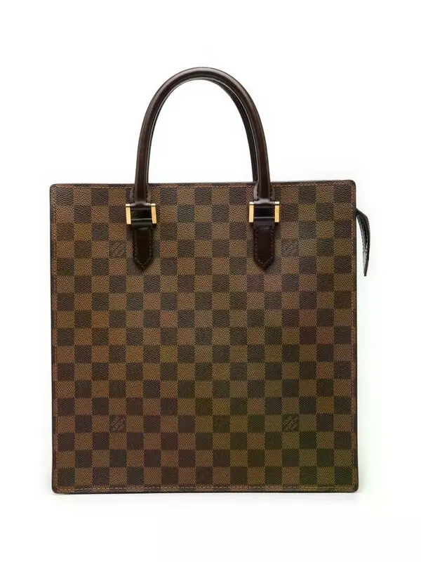 LOUIS VUITTON Damier Ebene Venice Sac Plat Tote Bag