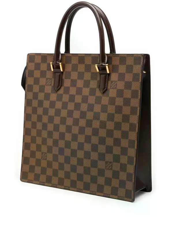 LOUIS VUITTON Damier Ebene Venice Sac Plat Tote Bag