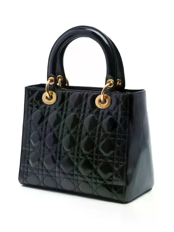 Dior Patent Cannage Lady Satchel