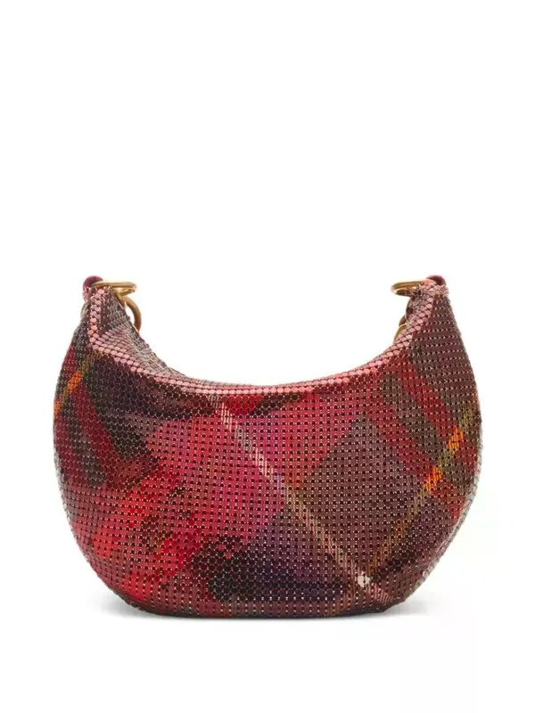 Burberry Check-print Chainmail Mini Bag - Red