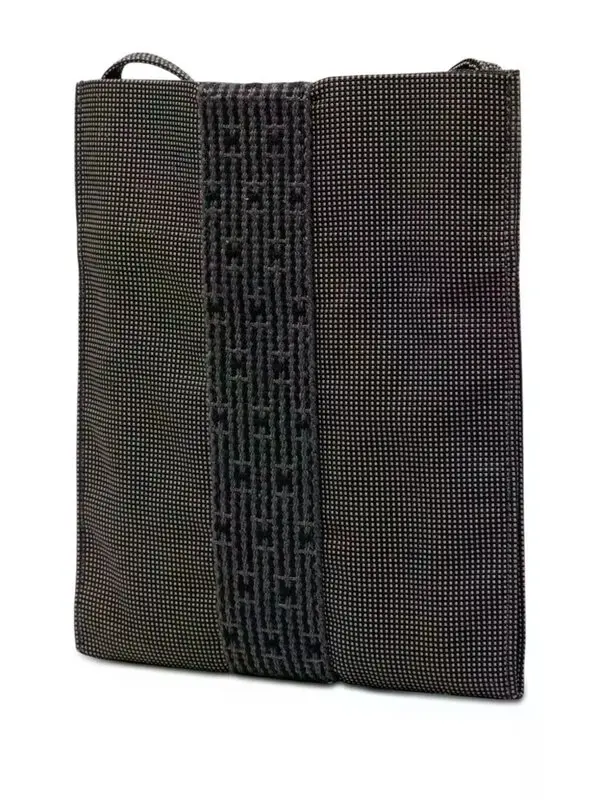 Hermès Canvas Herline Pochette Crossbody Bag