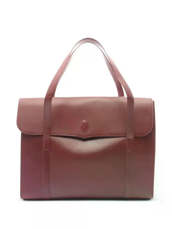 Cartier Leather Tote Bag - Red