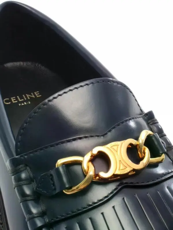 Celine 2010s Triomphe Margaret Loafers
