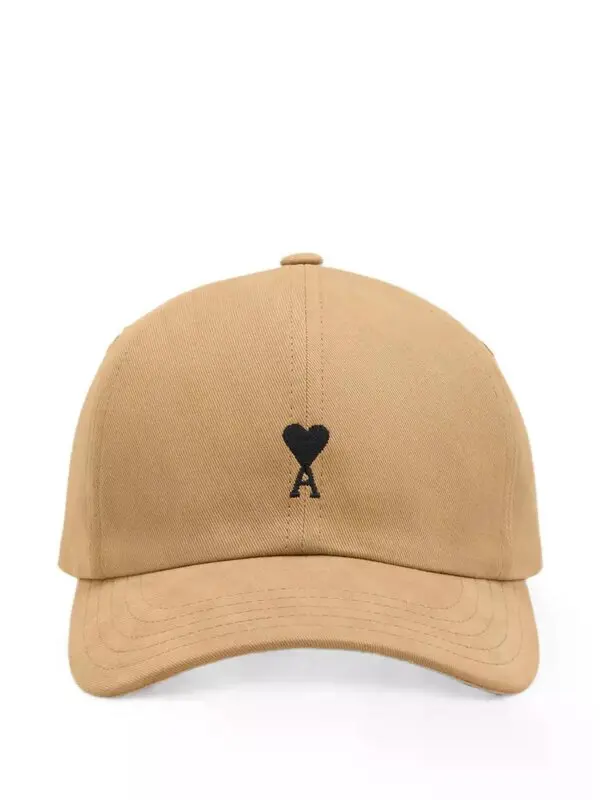 AMI Paris De Coeur Baseball Cap - Neutrals