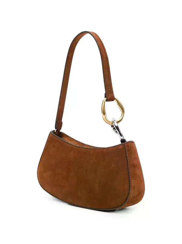 Staud Ollie Suede Shoulder Bag - Brown