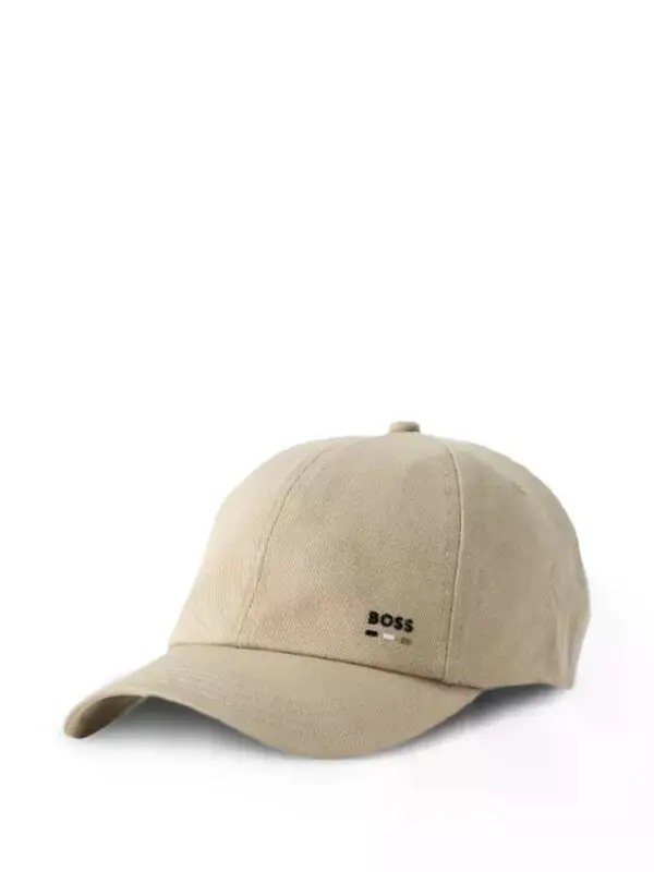 BOSS Logo Patch Baseball Cap - Neutrals