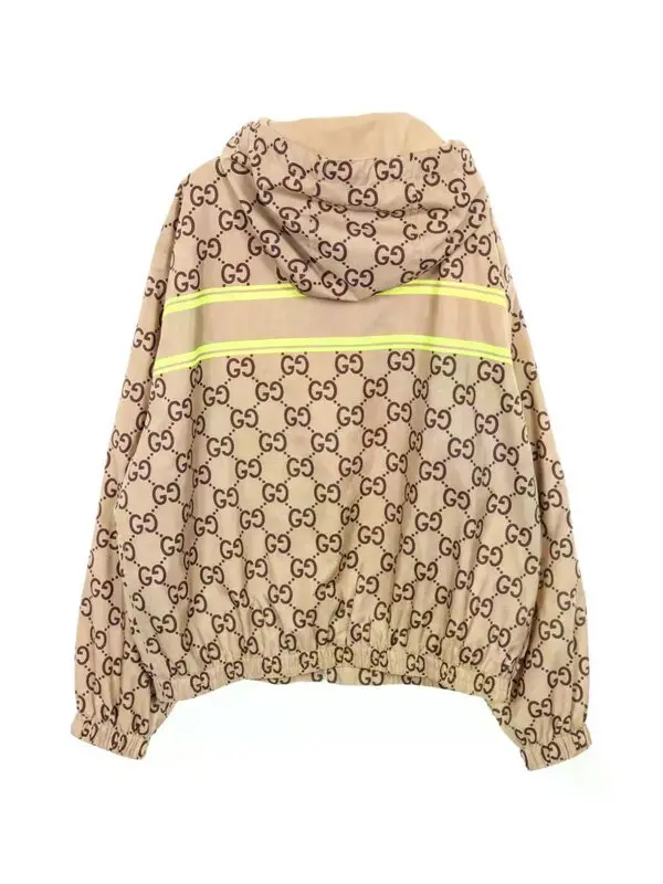 Gucci Gg Print Hooded Jacket
